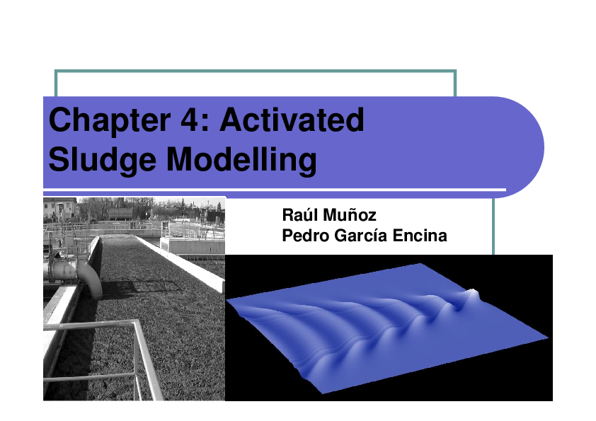 (PDF) Chapter 4: Activated Sludge Modelling
