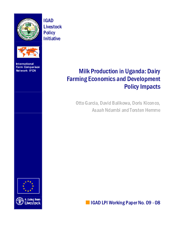 (PDF) Milk production in Uganda