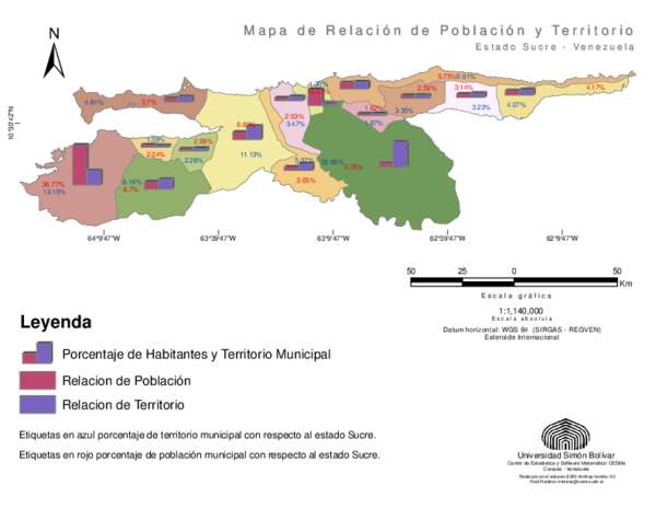 (PDF) mapa de relacion de poblacion en sucre