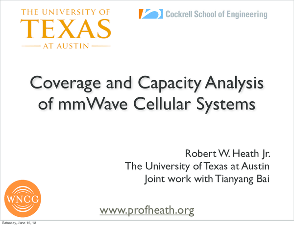 Pdf Coverage And Capacity Analysis Of Mmwave Cellular Systems