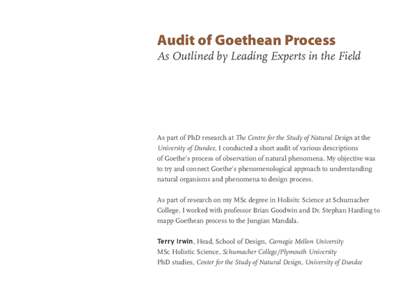 (PDF) Goethean Process: A Comparison of Different Approaches by Leading ...