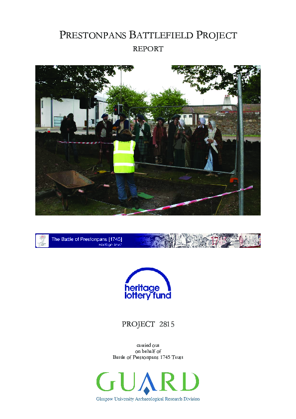 (PDF) Battle of Prestonpans Project: Final Report