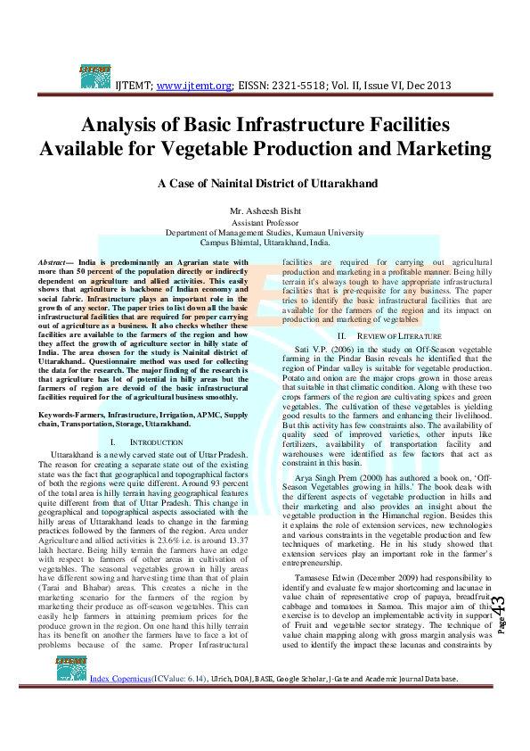 (PDF) 8 Analysis of Basic Infrastructure