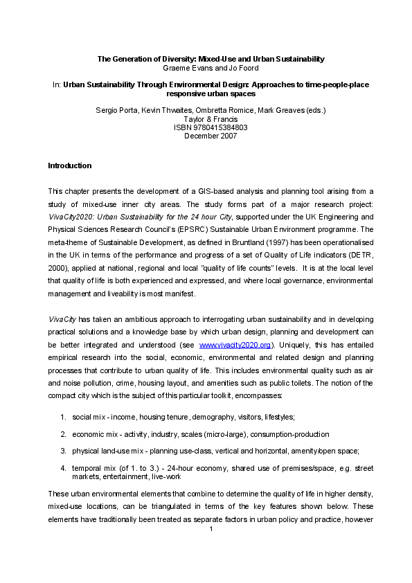 (PDF) In: Urban Sustainability Through Environmental Design: Approaches ...