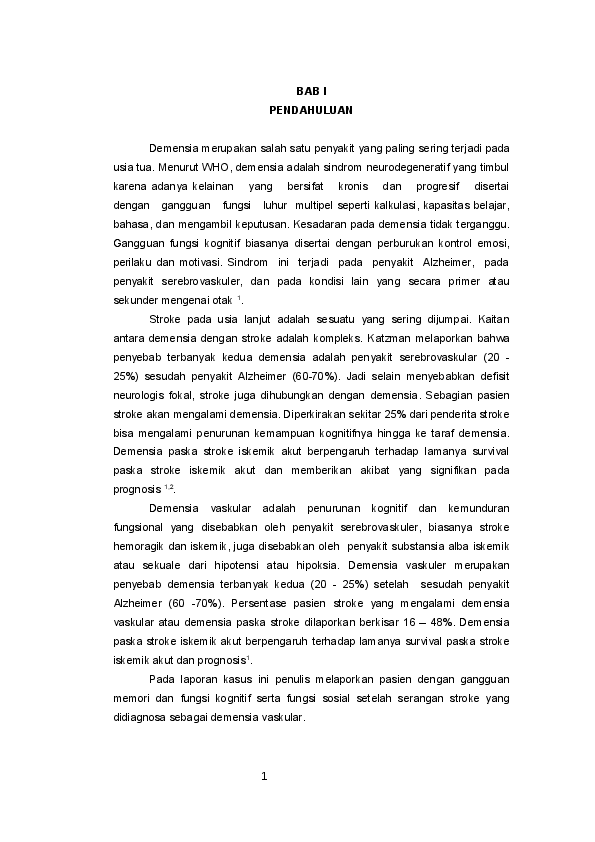 (DOC) LAPSUS DEMENSIA VASKULER