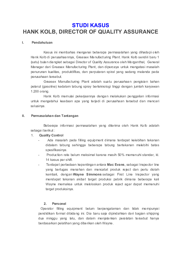 (DOC) STUDI KASUS Hank