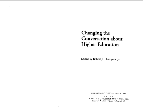 (PDF) Changing the Conversation about the Teaching of History