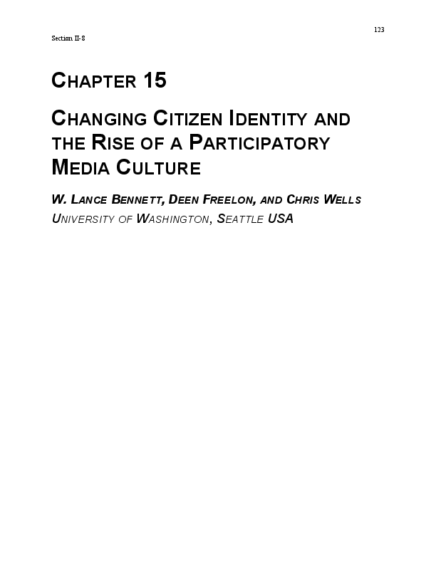 (DOC) CHANGING CITIZEN IDENTITY AND THE RISE OF A PARTICIPATORY MEDIA ...