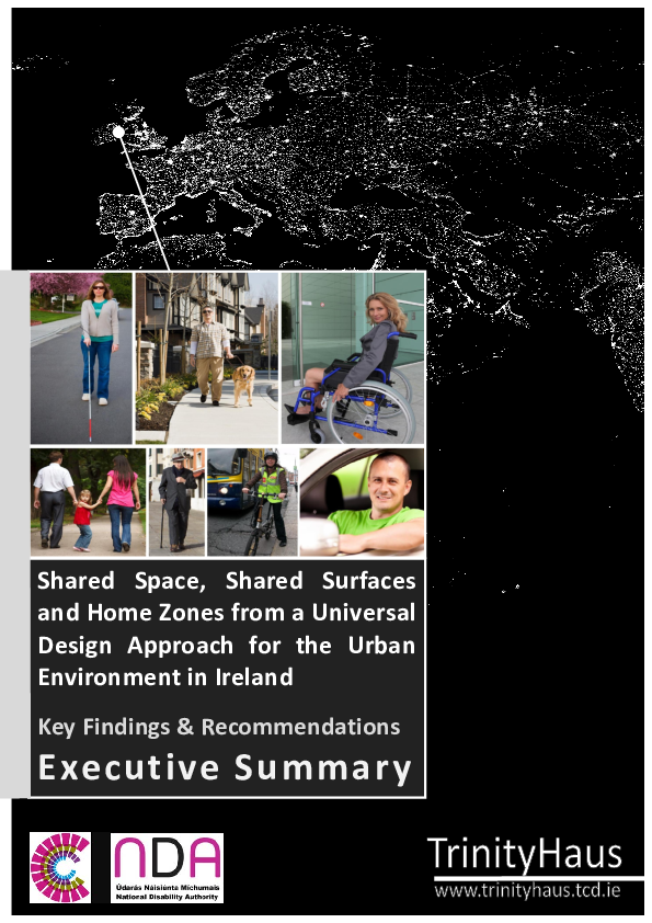 (PDF) Shared Space, Shared Surfaces and Home Zones from a Universal ...