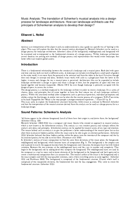 (PDF) Music Analysis: The translation of Schenker’s musical analysis ...