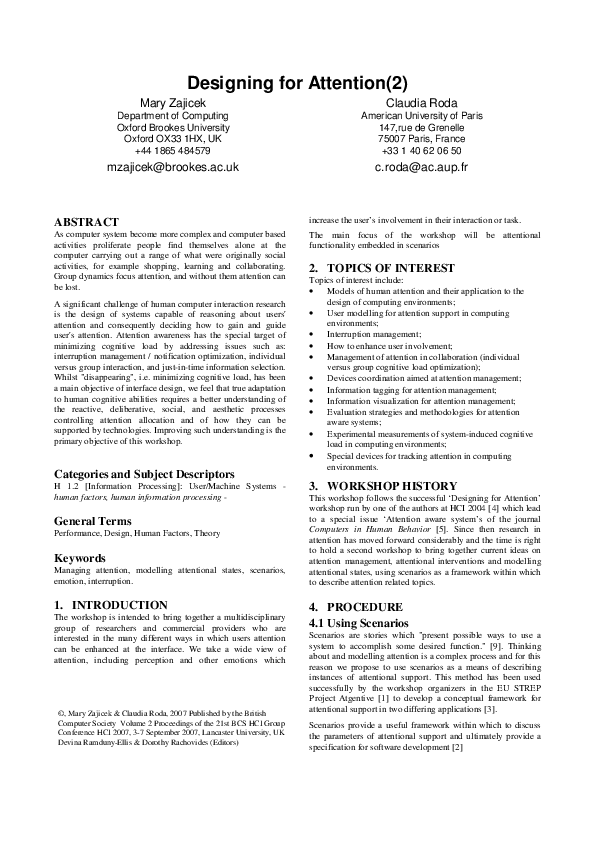 (PDF) Designing for Attention(2