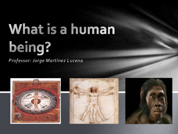 (PPT) What is a Human Being?