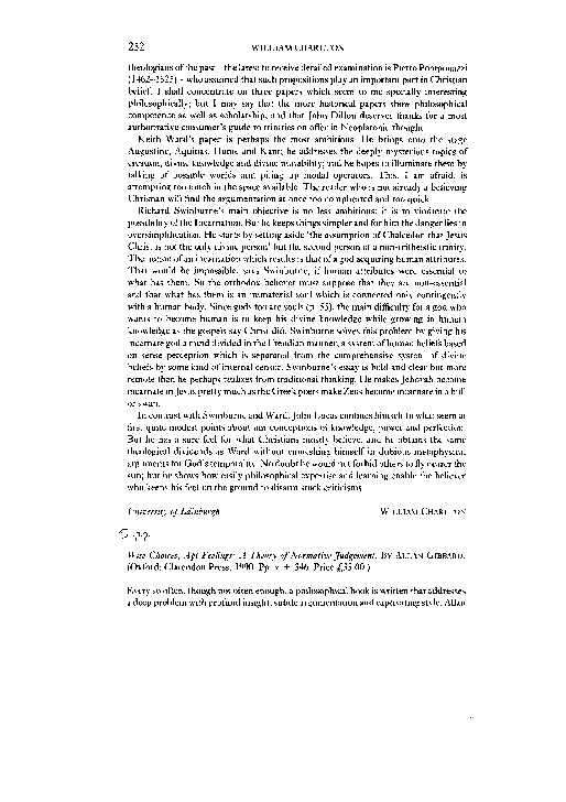 (PDF) Review of Allan Gibbard's Wise Choices, Apt Feelings