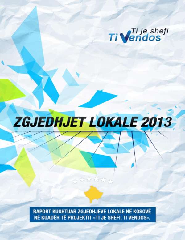 (PDF) Harta Politike ne Kosove: Zgjedhjet Lokale 2013