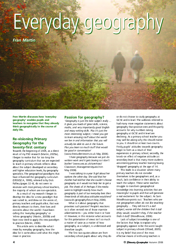 (PDF) Everyday Geography'