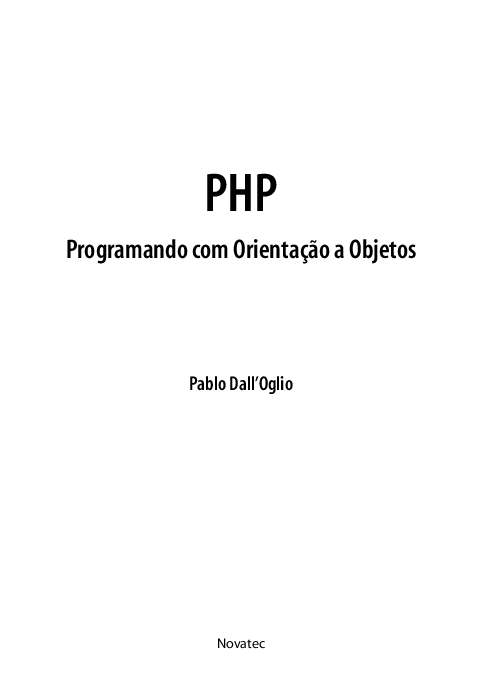 Pdf Php Poo Pablo Dall Oglio