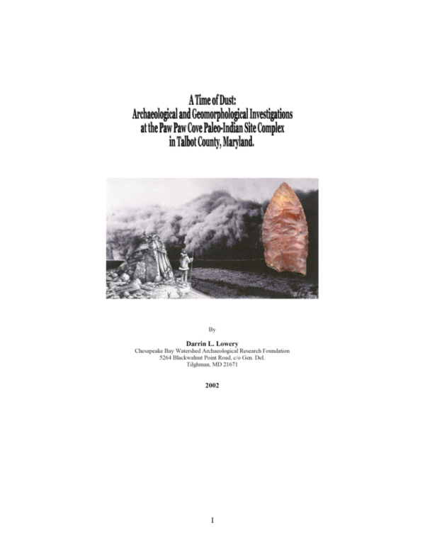 (PDF) A Time of Dust: Archaeological and Geomorphological ...