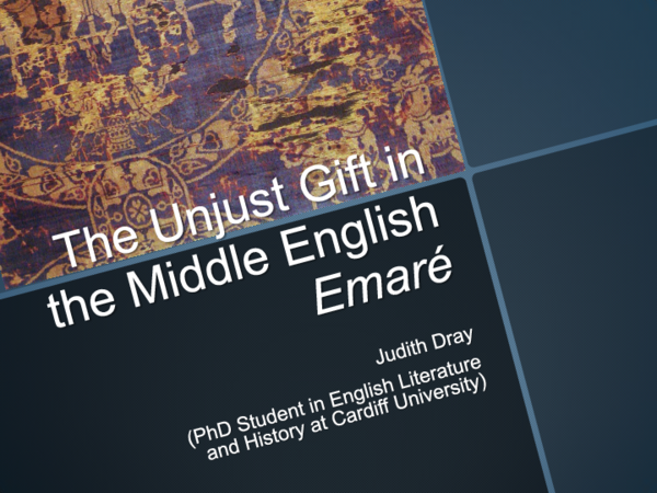 (PPT) The Unjust Gift in the Middle English Emaré