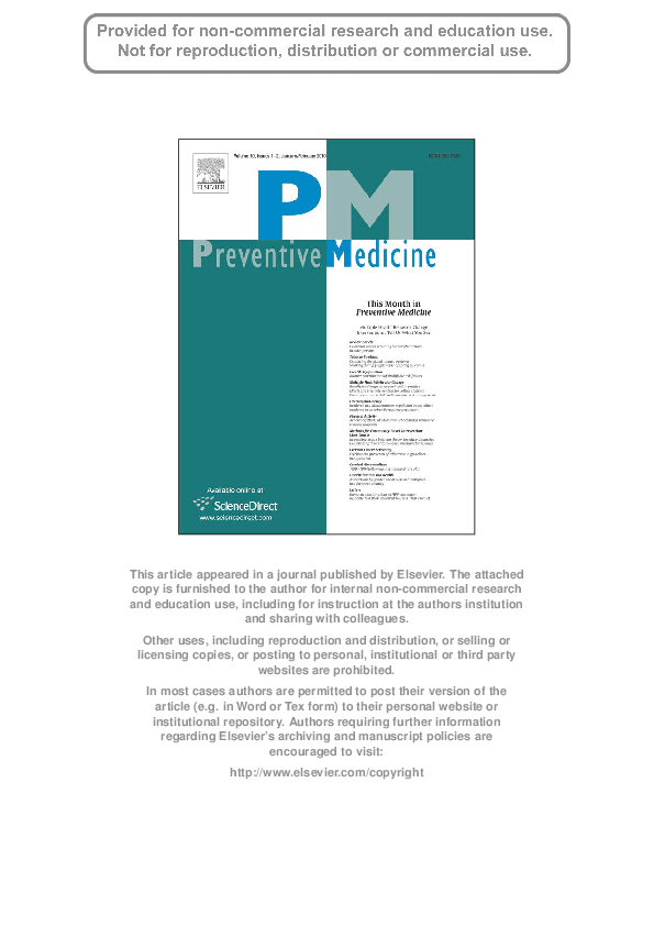 (PDF) The benefits and challenges of multiple health behavior change in ...