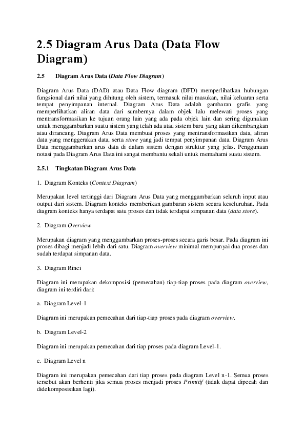 (DOC) Diagram arus data