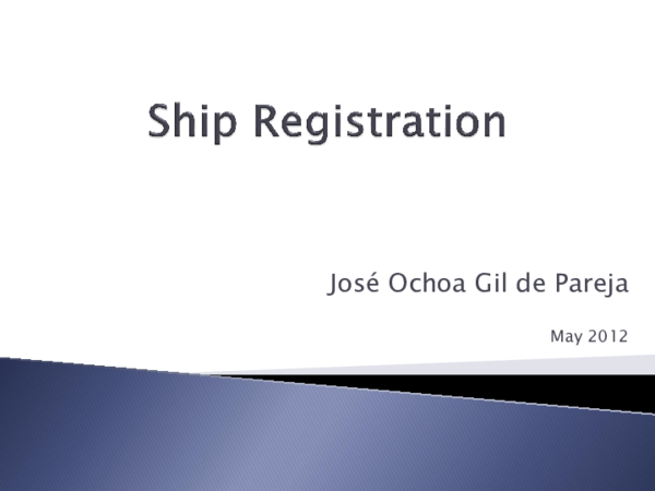 (PPT) Ship Registration v2