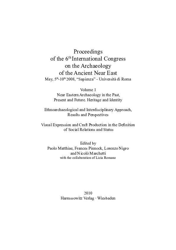 (PDF) LE BIT-HILANI EXISTE-T-IL ENCORE? UNE APPROCHE ETHNOARCHEOLOGIQUE