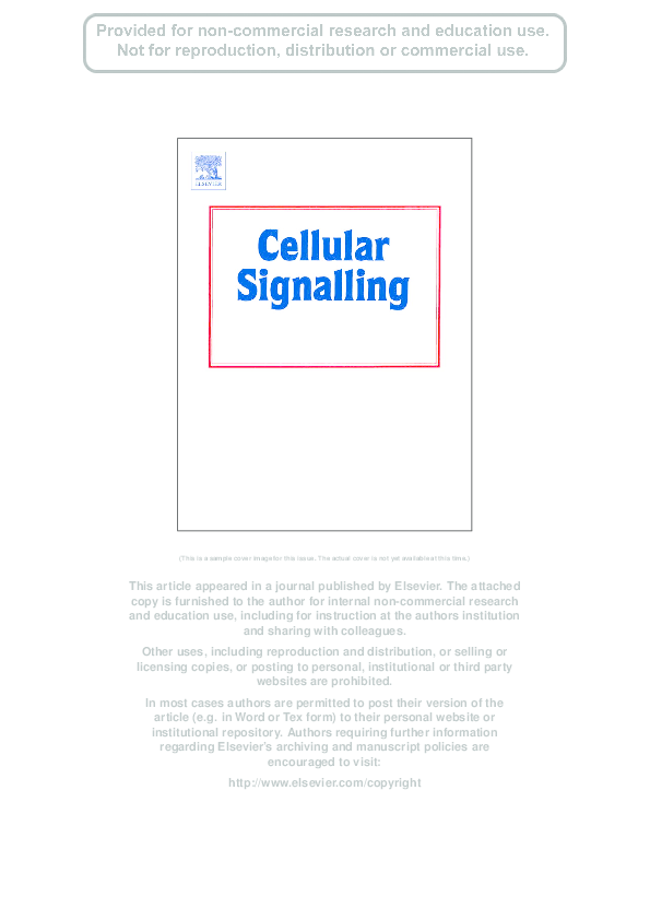 (PDF) Rapid activation of FAK/mTOR/p70S6K/PAK1-signaling controls the ...