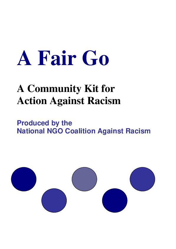 (PDF) A Fair Go - A Community Kit For Action Against Racism