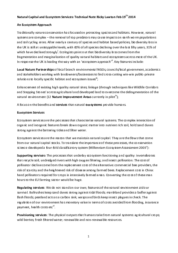 (PDF) Natural Capital Technical Note