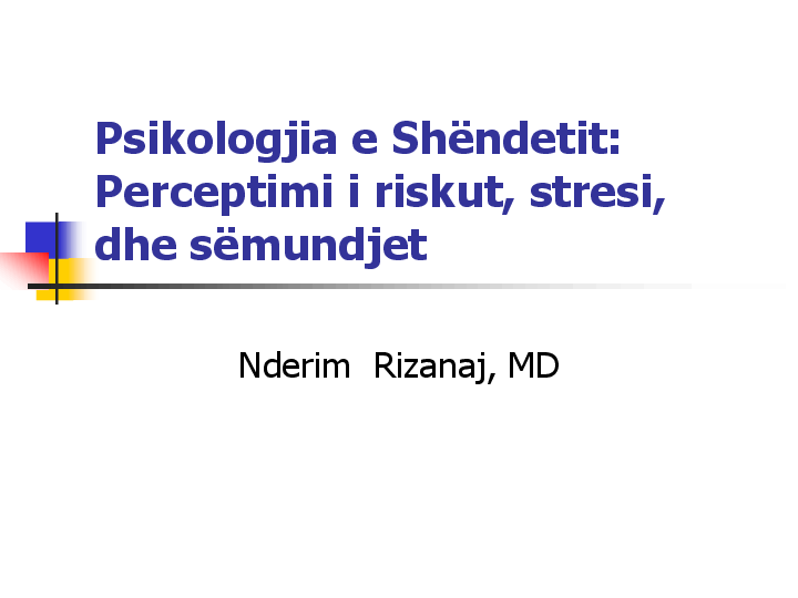 (PPT) Psikologji Shendeti