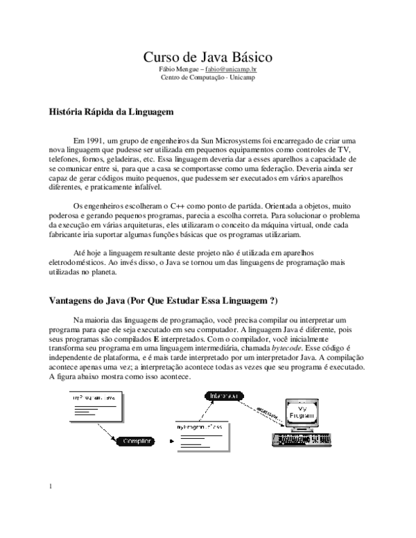 (PDF) Curso de Java Básico