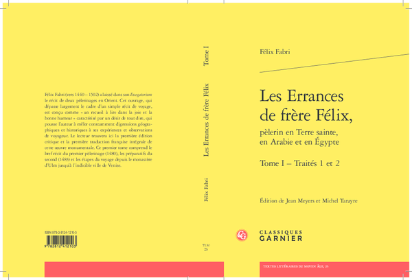 (PDF) Félix Fabri, Les errances de frère Félix, pèlerin en Terre sainte ...
