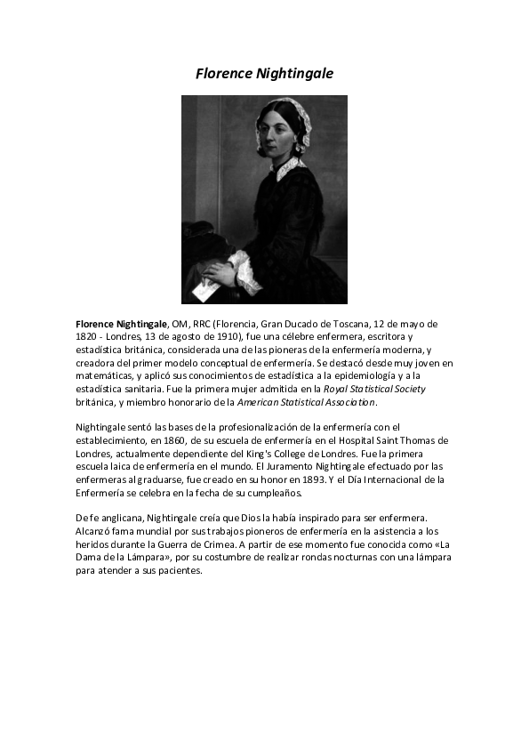 (DOC) Florence Nightingale