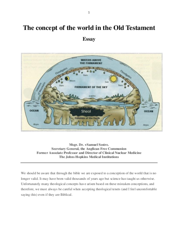 (DOC) The Concept of the World in the Old Testament