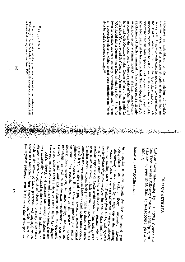 (PDF) Review Article on E.J. Lowe Locke on Human Understanding ...