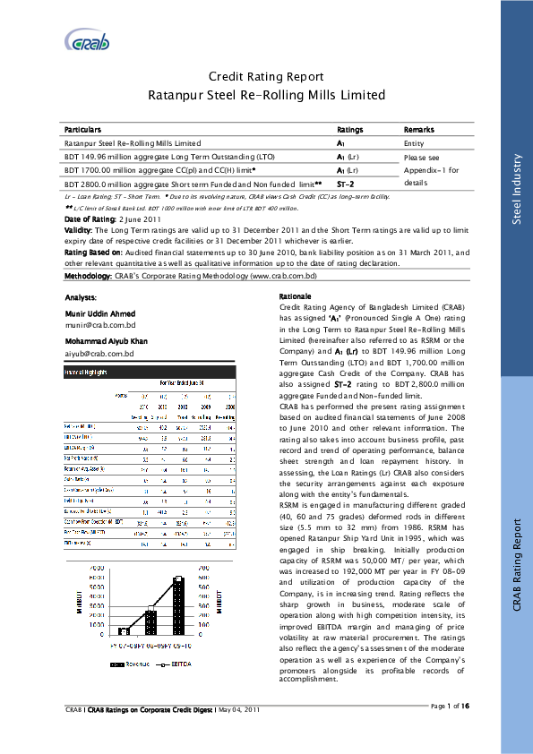 (DOC) Credit Rating Report RSRM