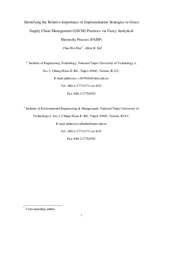 Pdf Identifying The Relative Importance Of Implementati On Strategies