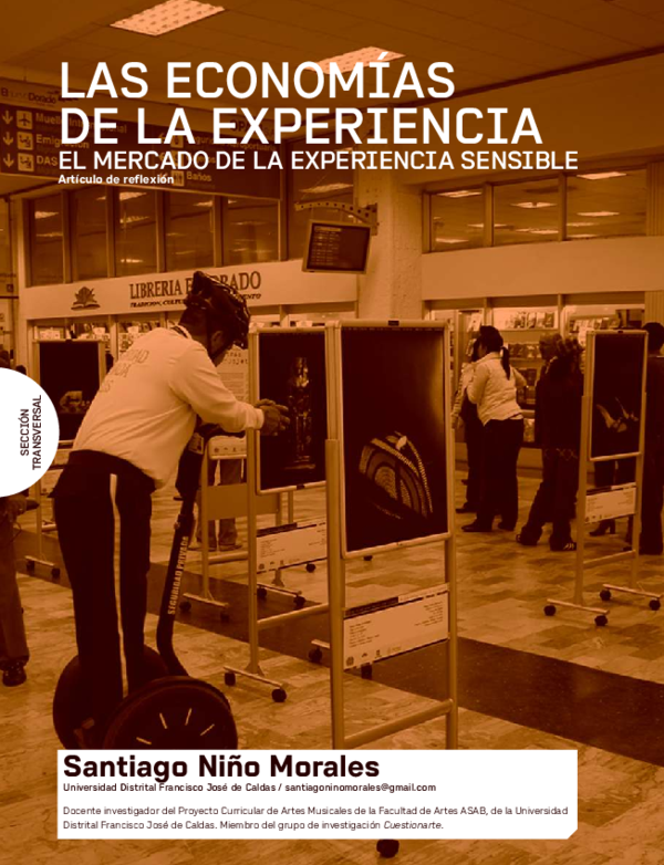 (PDF) LAS ECONOMÍAS DE LA EXPERIENCIA. EL MERCADO DE LA EXPERIENCIA ...