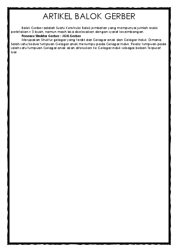 (DOC) ARTIKEL BALOK GERBER