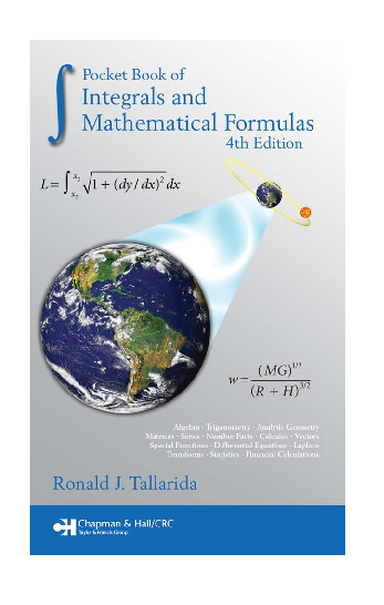 (PDF) Pocket Book of Integrals and Mathematical Formulas
