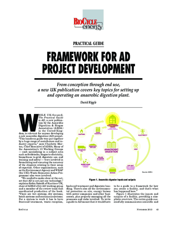 (PDF) Practical Guide: Framework for AD Project Development