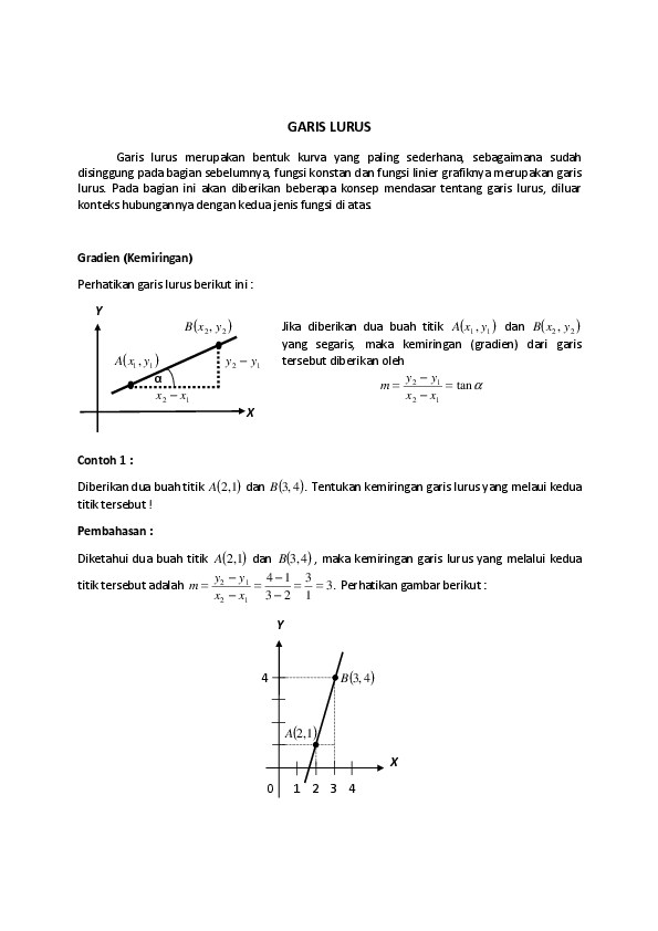 (PDF) GARIS LURUS