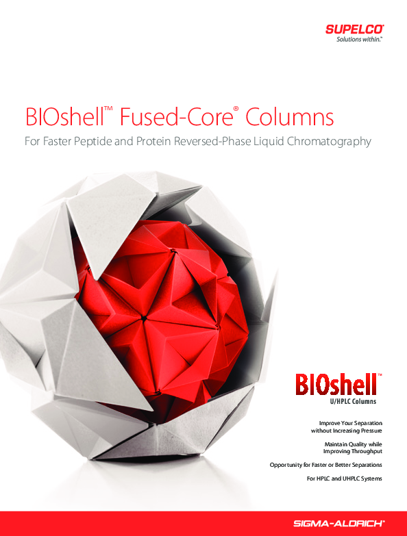 (PDF) BIOshell ™ Fused-Core ® Columns | Roy Eksteen - Academia.edu