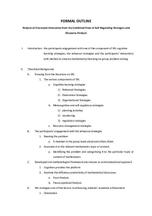 (DOC) Formal Outline