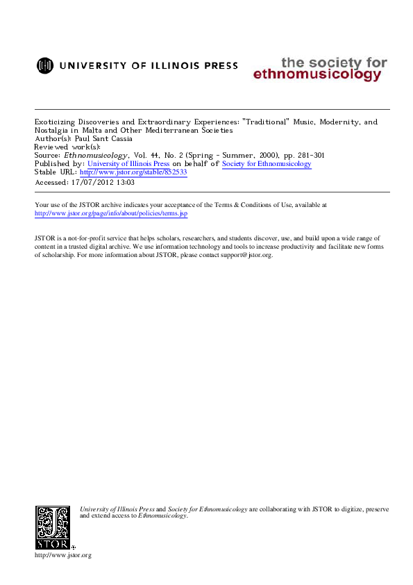 (PDF) Exoticizing Discoveries and Extraordinary Experiences ...