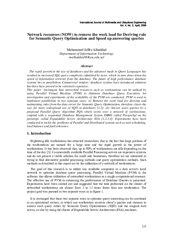 (PDF) Network recourses (NOW) to remove the work load for Deriving rule for Semantic Query ...