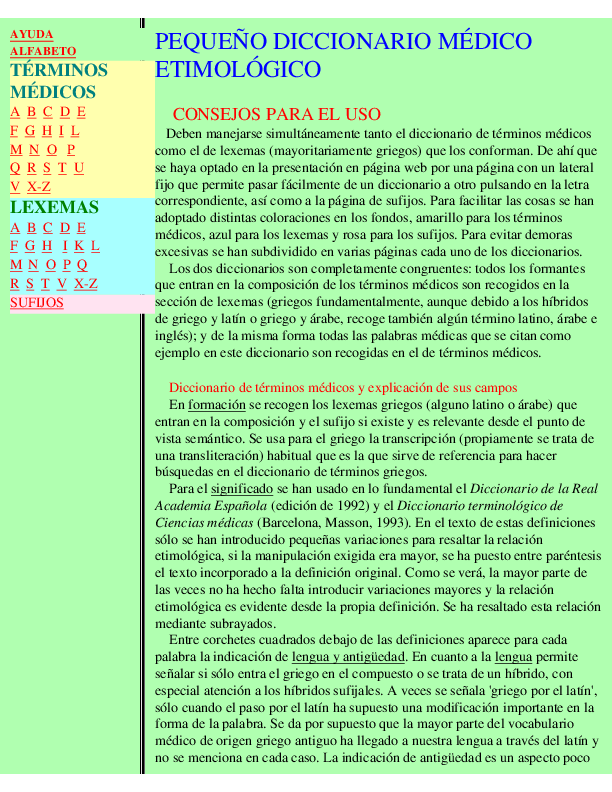 (PDF) AYUDA ALFABETO TÉRMINOS MÉDICOS