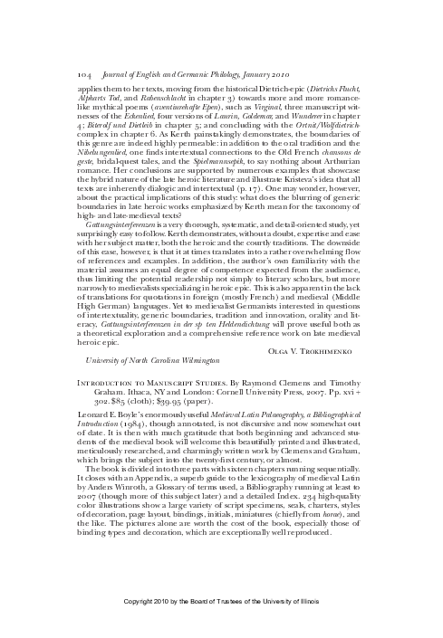 (PDF) Introduction to Manuscript Studies