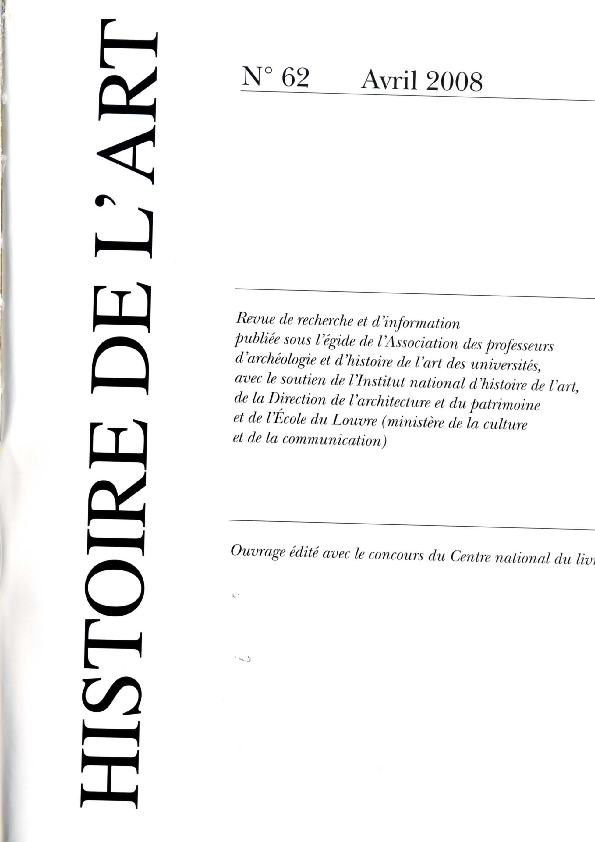 (PDF) Histoire de lart