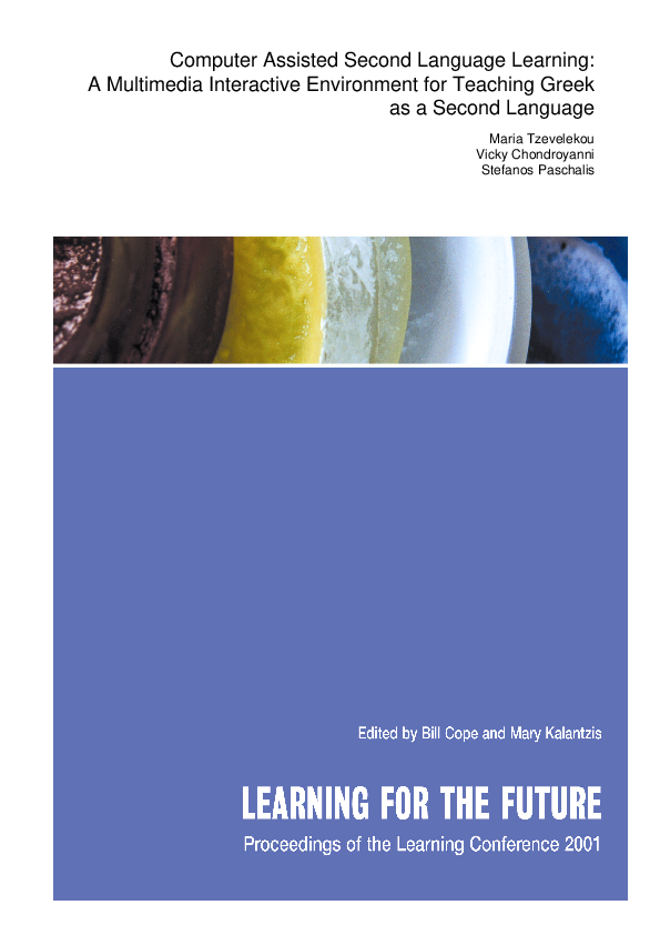 (PDF) Computer Assisted Second Language Learning: A Multimedia ...
